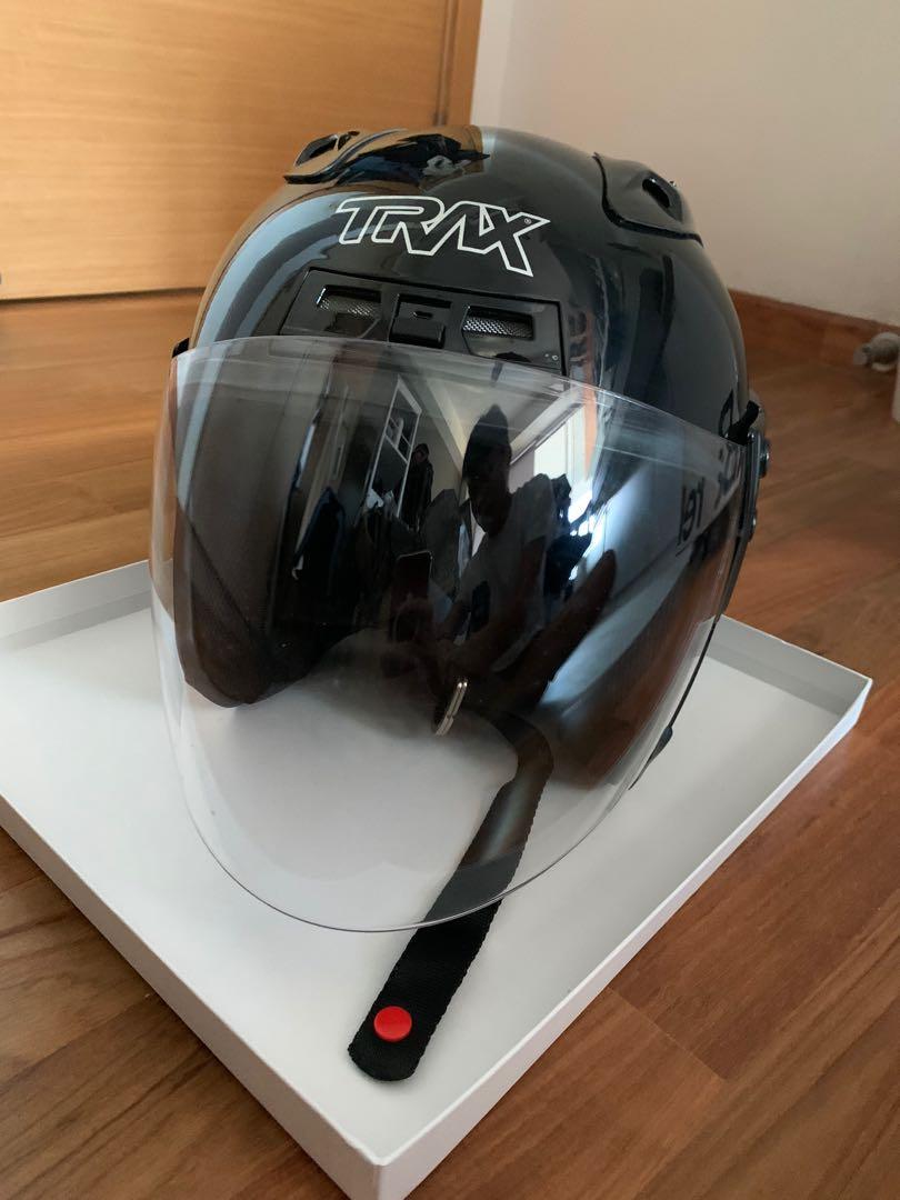 Trax TR 06RR (Black) Motorcycle Helmet, Motorcycles, Motorcycle ...