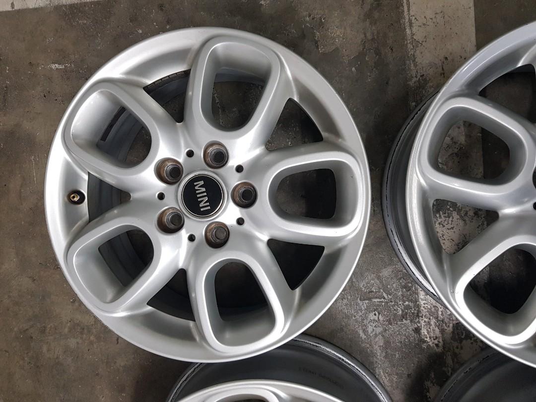 Used 16" Original Mini Cooper Rims, Car Accessories, Tyres & Rims on ...