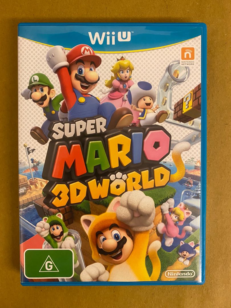 Wii U Super Mario 3D World (Australia Version), 電子遊戲, 電子遊戲, Nintendo 任 ...