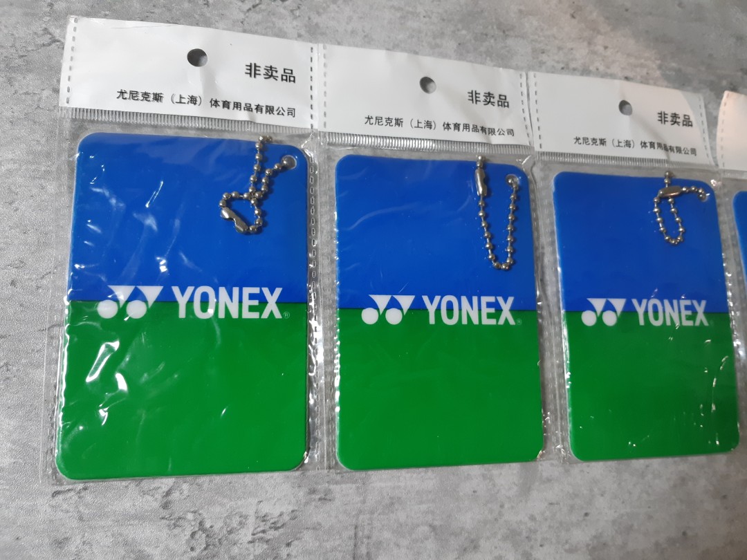 Yonex badminton name card porch, Men's Fashion, Activewear on Carousell