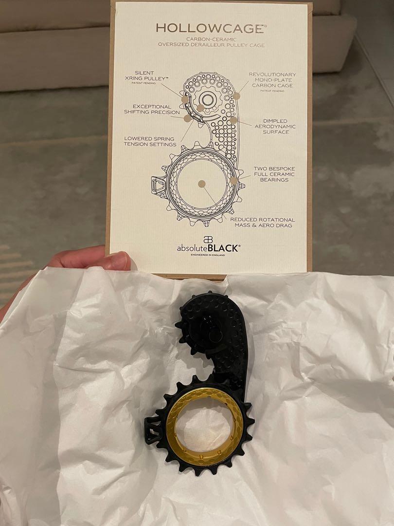 Absoluteblack Hollowcage Gold OSPW for Shimano, Sports Equipment ...