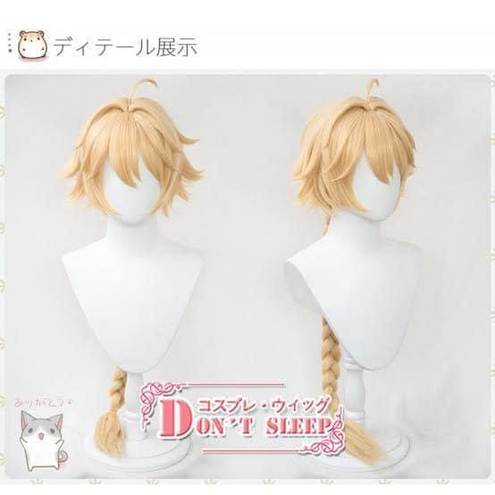 Aether Wig Genshin Impact Don't Sleep Brand, Women's Fashion, Watches & Accessories, Hair ...