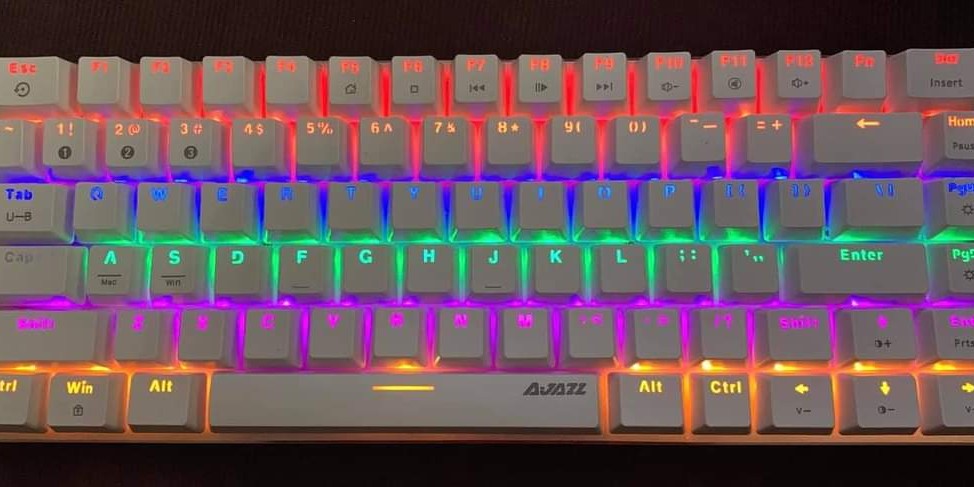 AJAZZ AK33 GAMING KEYBOARD (RGB LED LIGHT - BLUE SWITCH), Computers ...