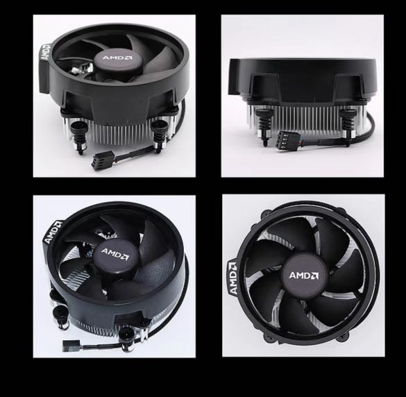 AMD Wraith Stealth Cooler Socket 4 Heatsink CPU Cooler Fan AMD Stock ...