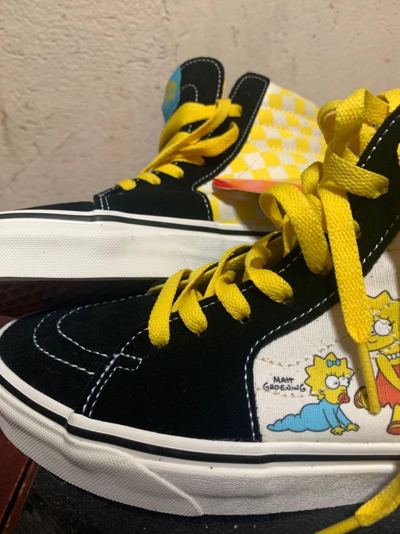 Authentic VANS The Simpsons High top / High cut size US 7 Mens, Beauty ...