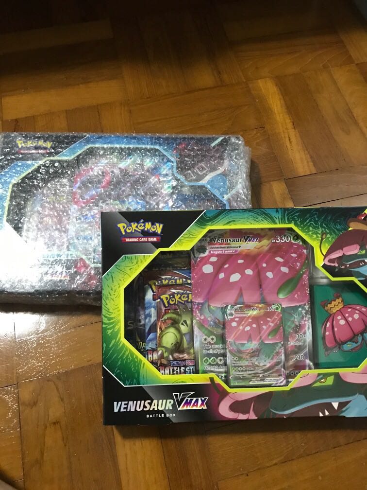 Blastoise and venusaur vmax boxes, Hobbies & Toys, Toys & Games on Carousell