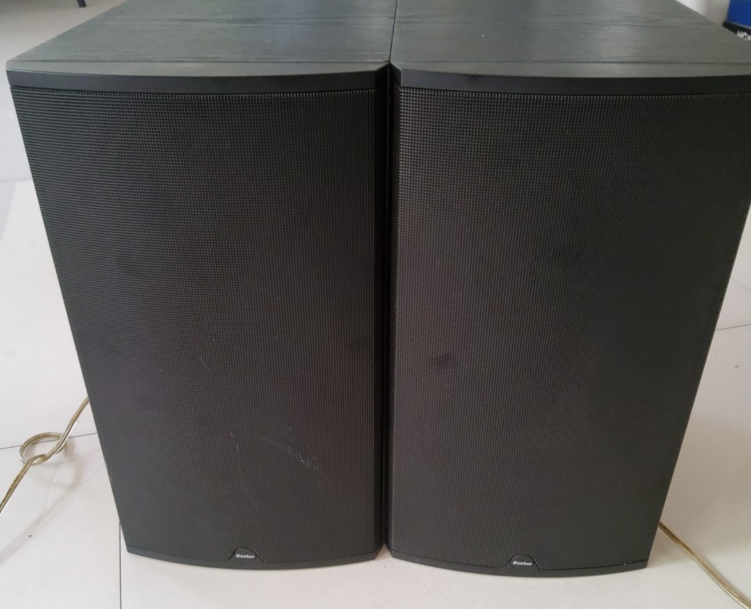 BOSTON ACOUSTICS CR8 SPEAKERS. MADE IN USA. HEAVY SPEAKERS., Audio ...