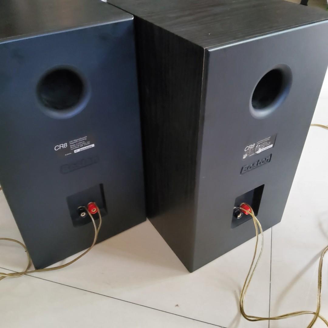 BOSTON ACOUSTICS CR8 SPEAKERS. MADE IN USA. HEAVY SPEAKERS., Audio ...