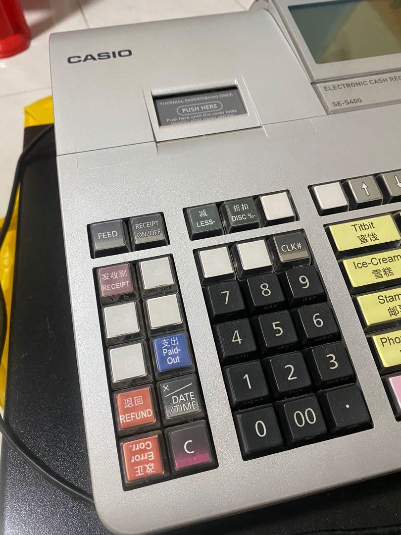 Casio cash register (SE-S400), Computers & Tech, Office & Business ...