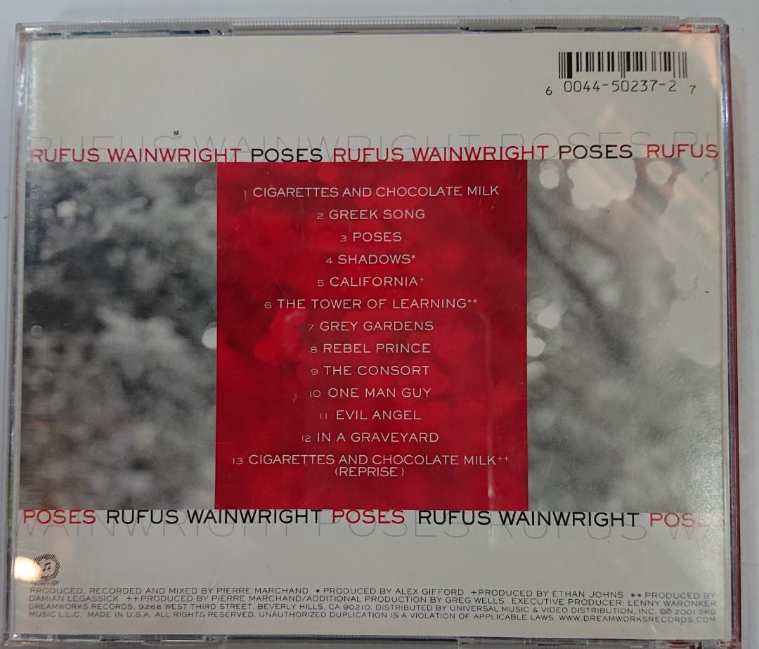 Cd rufus wainwright poses, 興趣及遊戲, 音樂樂器 & 配件, 音樂與媒體 - CD 及 DVD - Carousell
