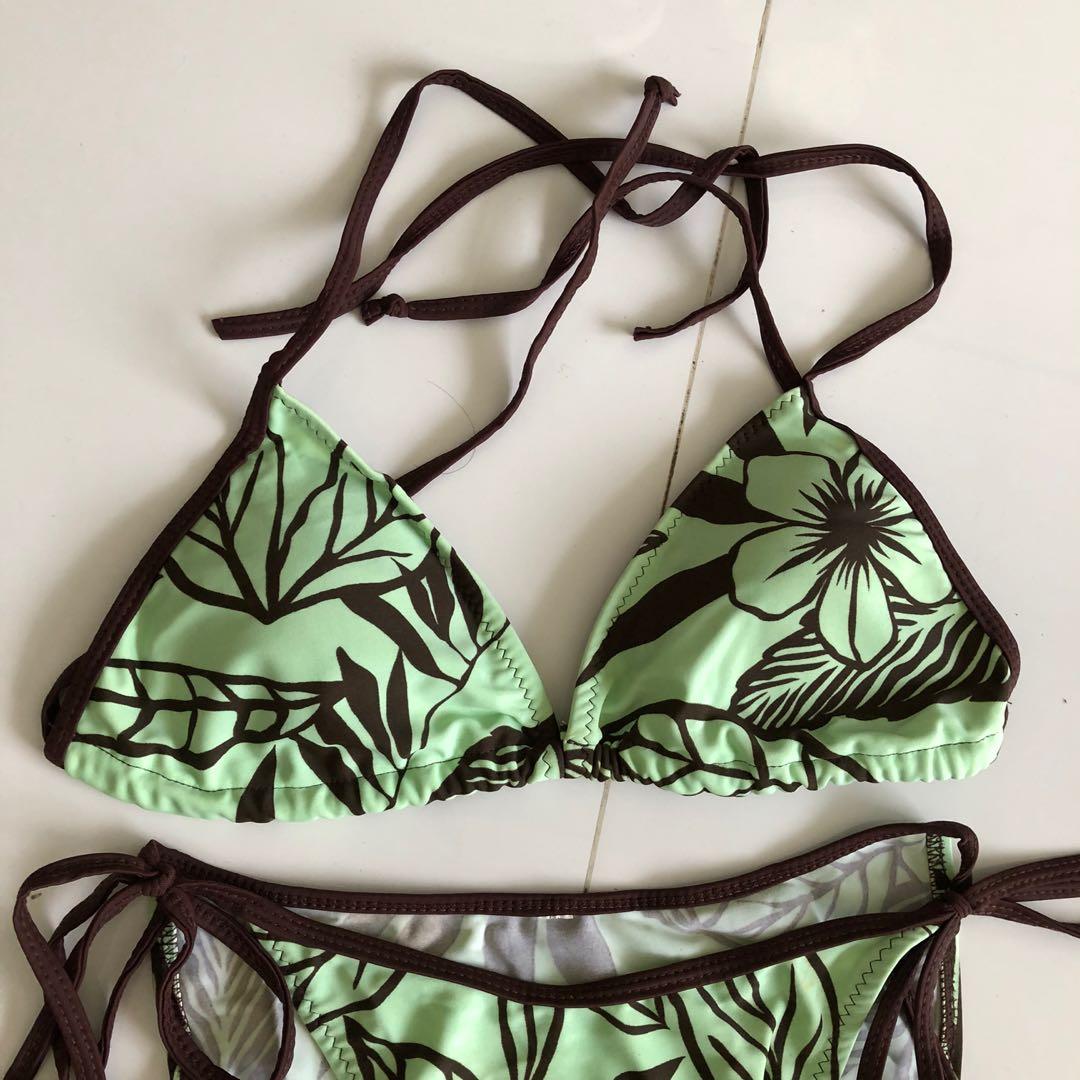 Chocolate Mint Bikini Set, Women's Fashion, Swimwear, Bikinis ...