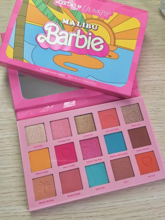 Colourpop Malibu Barbie Shadow Palette, Beauty & Personal Care, Face ...