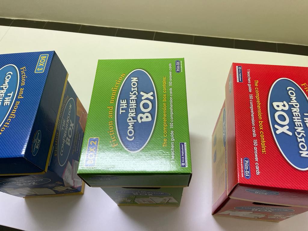 Comprehension boxes, Hobbies & Toys, Books & Magazines, Assessment ...
