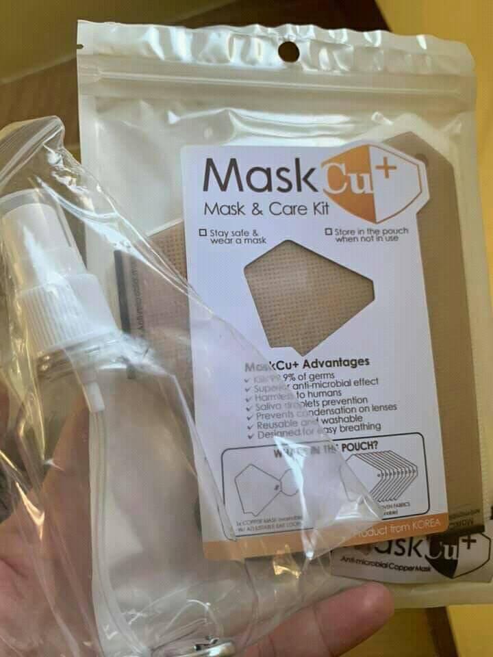 Coppermask, Health & Nutrition, Face Masks & Face Shields on Carousell
