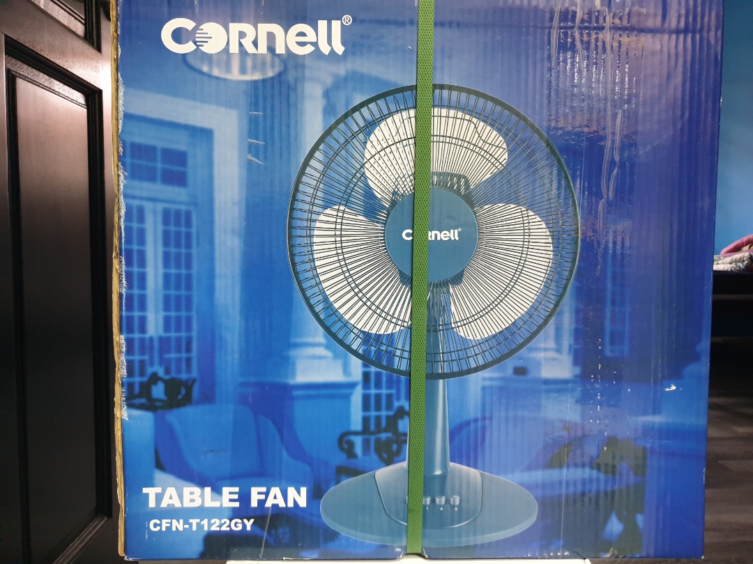 Cornell Table Fan CFN-T122GY, Furniture & Home Living, Lighting & Fans ...