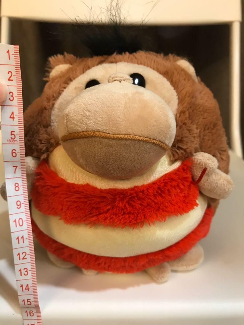 Cute Round Soft Monkey Plushie, Hobbies & Toys, Toys & Games on Carousell