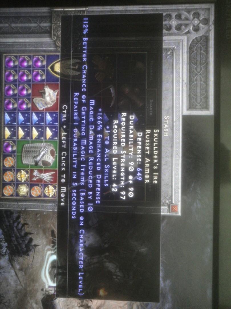 D2R Diablo 2 Resurrected skullder ire, Video Gaming, Gaming Accessories ...