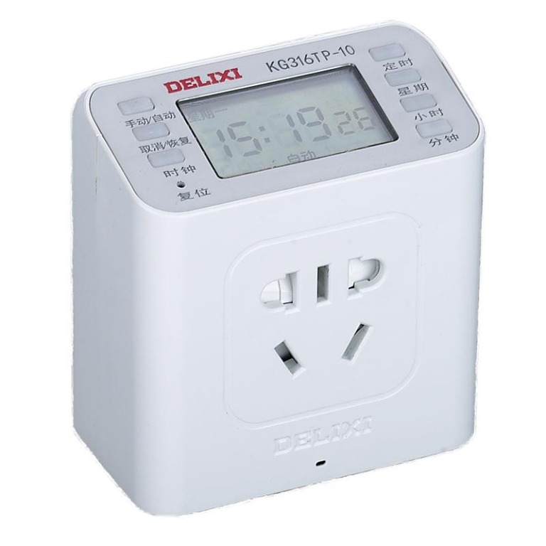 Delixi Electric Brand KG316TP Control Digital Timer Socket Plug With ...