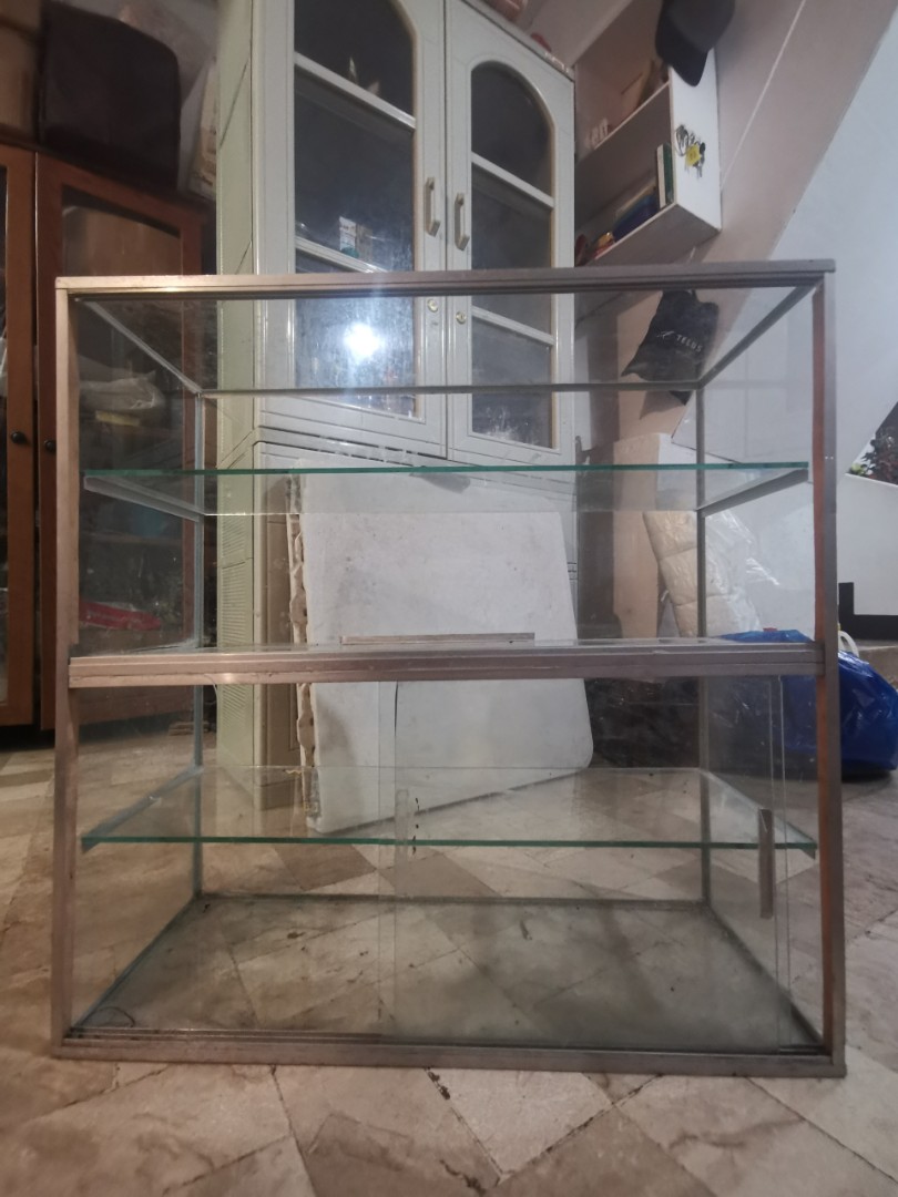 Food Glass Display / Glass shelf, Furniture & Home Living, Office ...