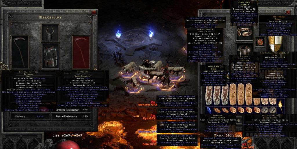 Full End Game 163/99 Elemental Druid - Diablo II Resurrected (D2R ...
