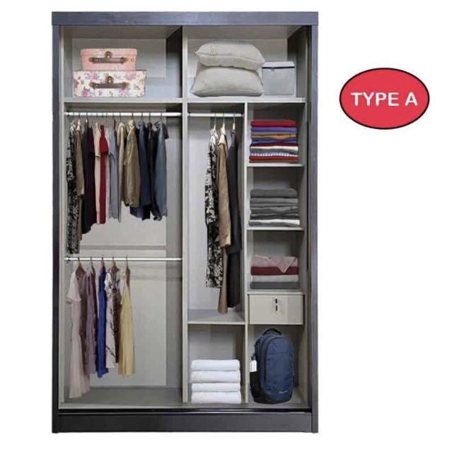 Full Height Sliding Door Wardrobe, Furniture & Home Living, Furniture ...