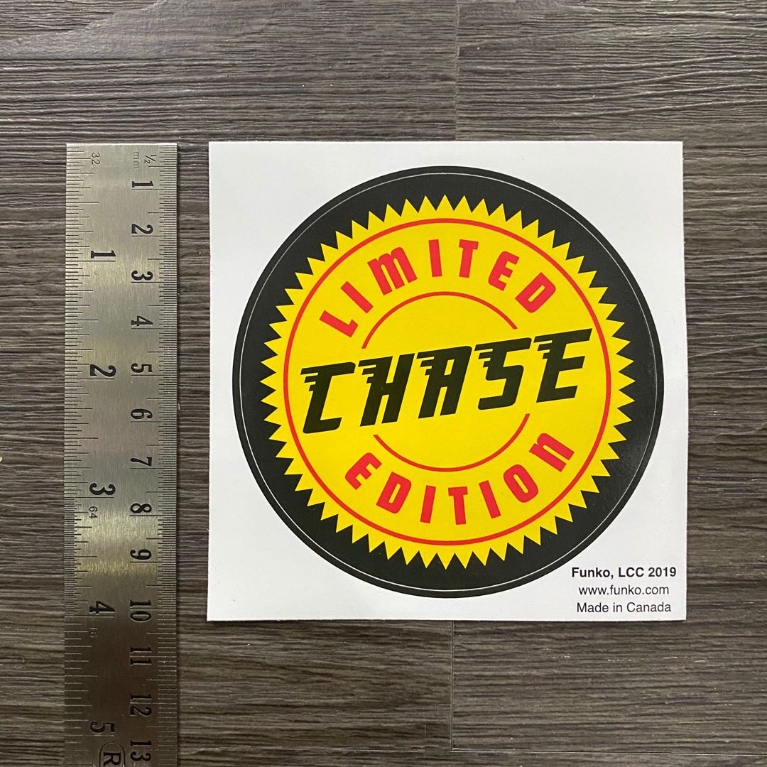 Funko: Official Large Chase Sticker, Hobbies & Toys, Toys & Games on ...