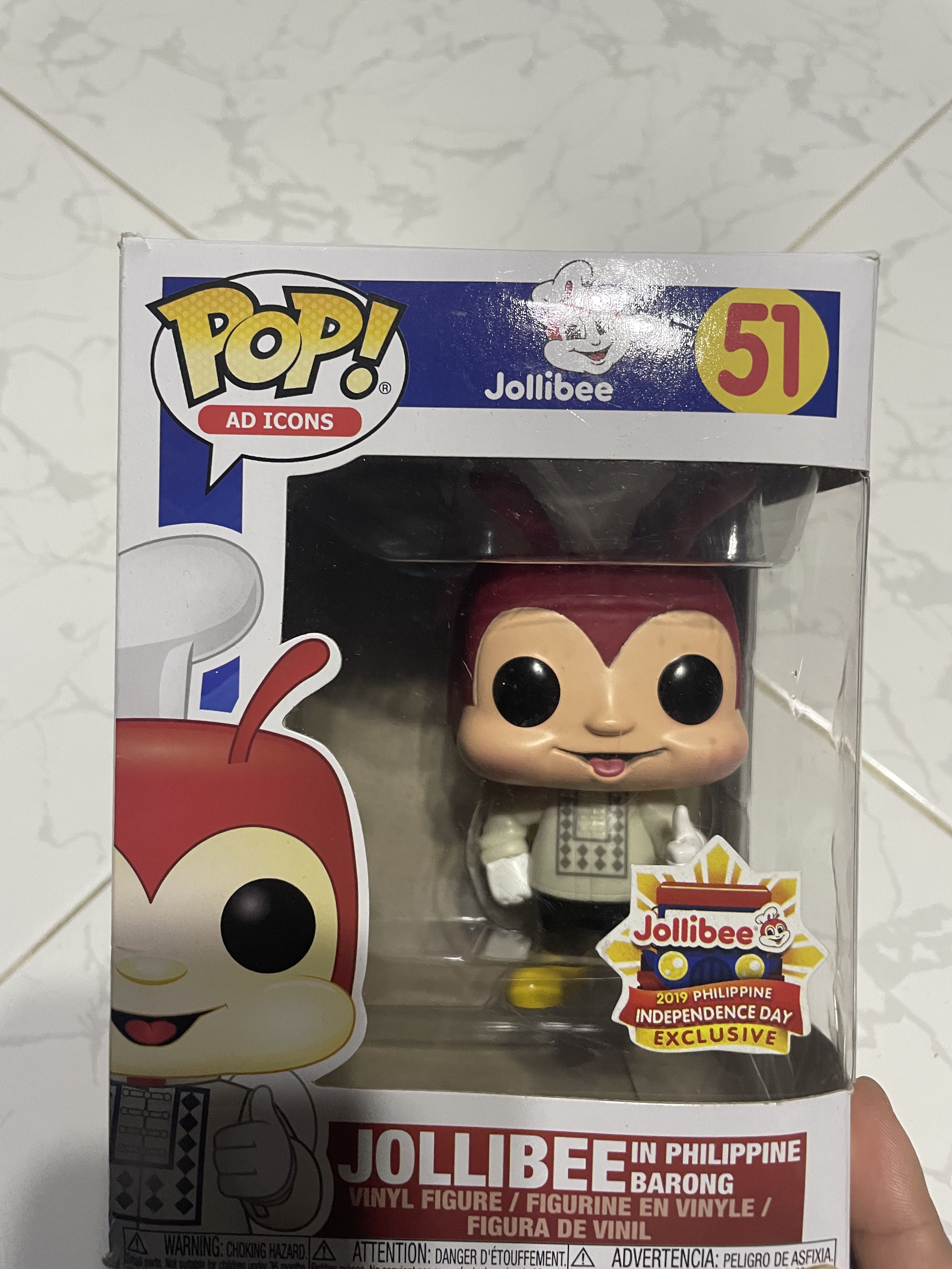 Funko POP! Jollibee in Philippine Barong, Hobbies & Toys, Toys & Games ...