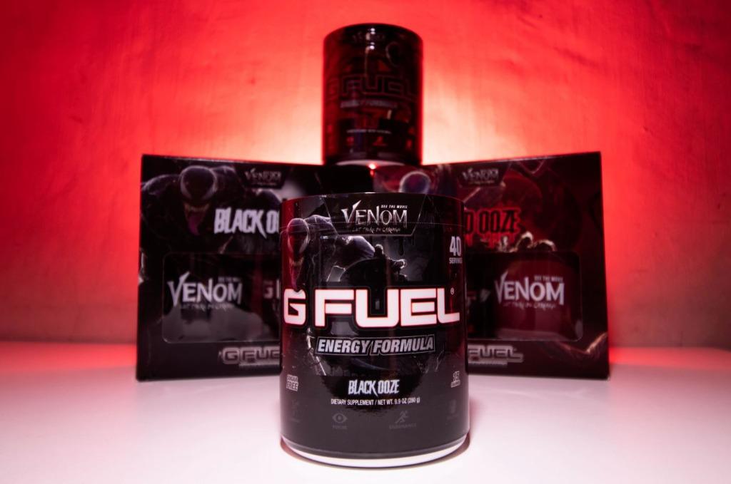 G Fuel VENOM LET THERE BE CARNAGE Movie Black Ooze tub 40 servings ...