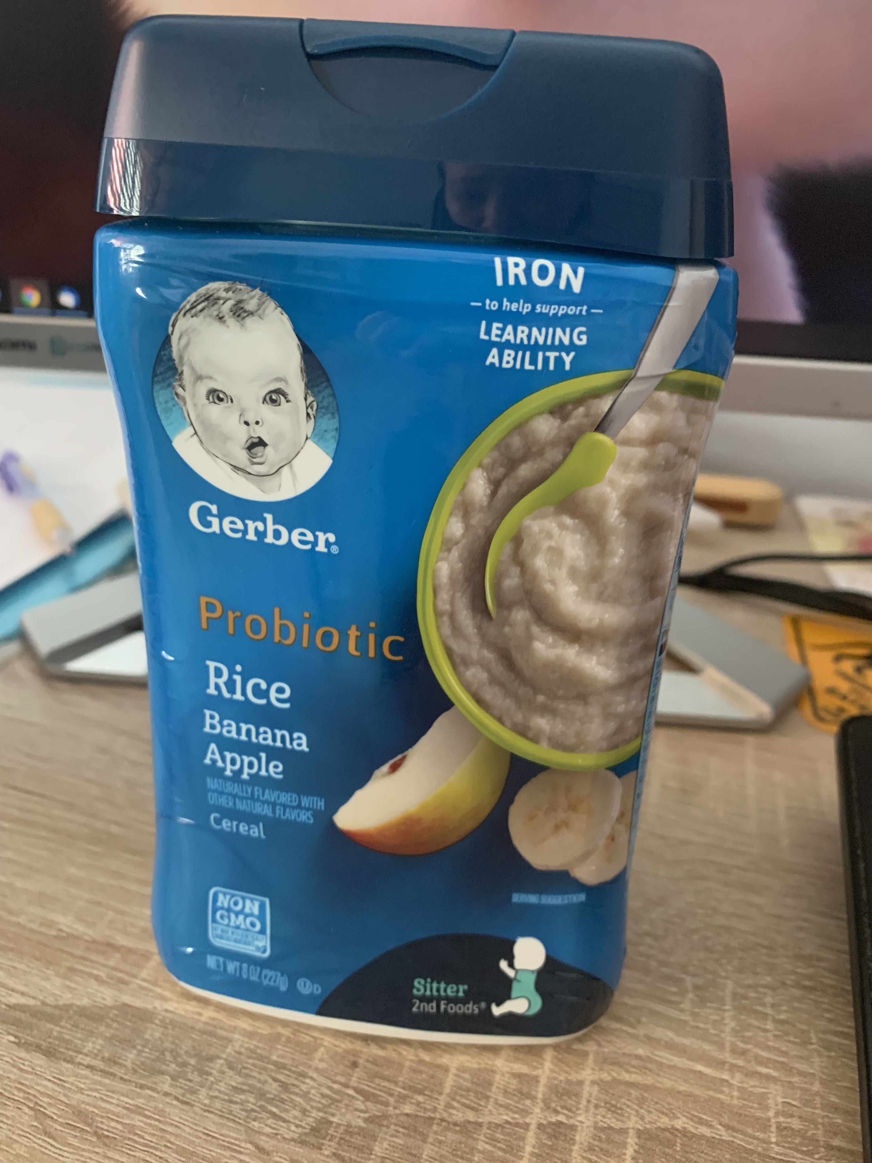 Gerber Rice Banana Apple Cereal, Babies & Kids, Nursing & Feeding ...