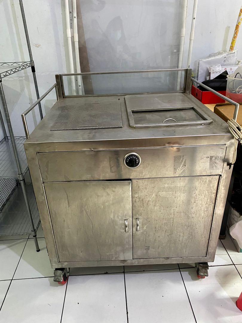 Jual Rugiiiii Gerobak Booth Thai Tea Atau Boba Stainless Pemanas