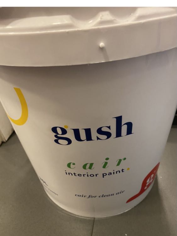 GUSH Paint + FREE 7 L Nippon Matex 9102’white paint, Furniture & Home ...