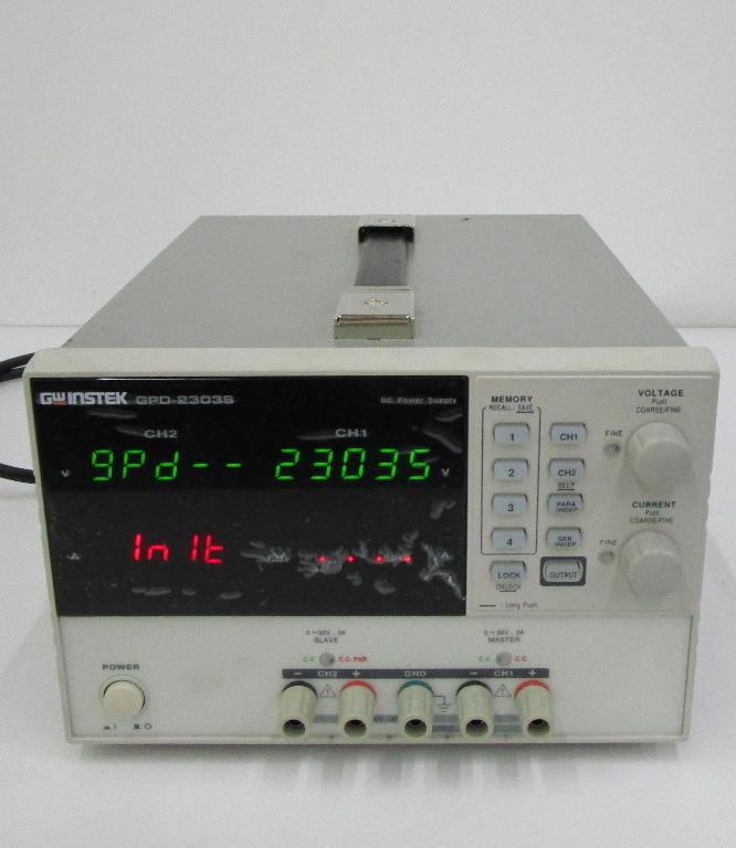 GW Instek GPD-2303S DC Power supply, Computers & Tech, Office ...