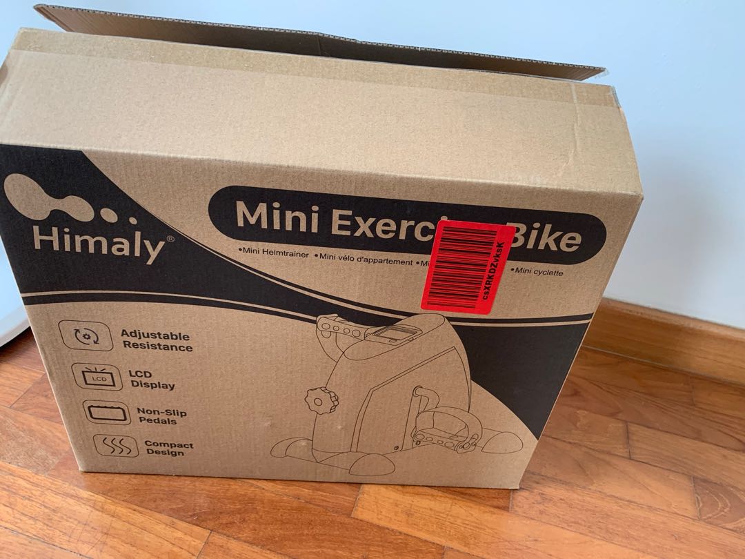 Himaly Mini Exercise Bike, Sports Equipment, Exercise & Fitness, Cardio ...