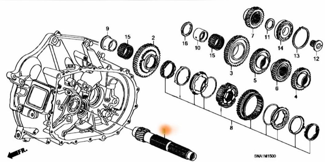 Honda FD2 K series Final Drive Sets 5.062 5.1 5.333 5.3, Car ...