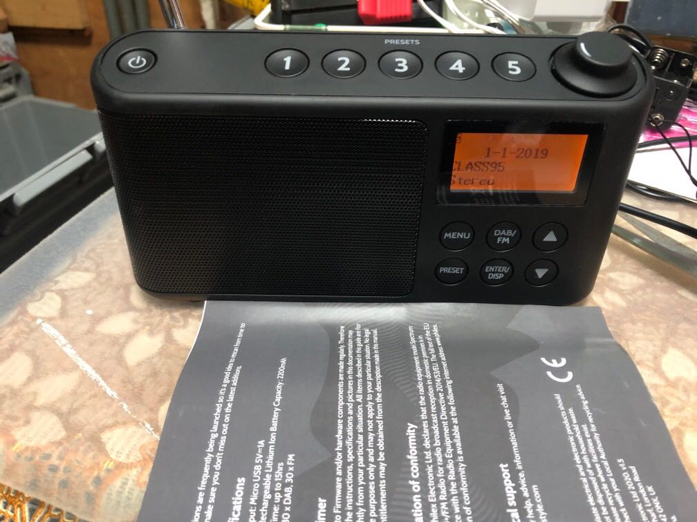 I-Box Spectrum DAB/DAB+/FM Portable Radio, Audio, Portable Music ...