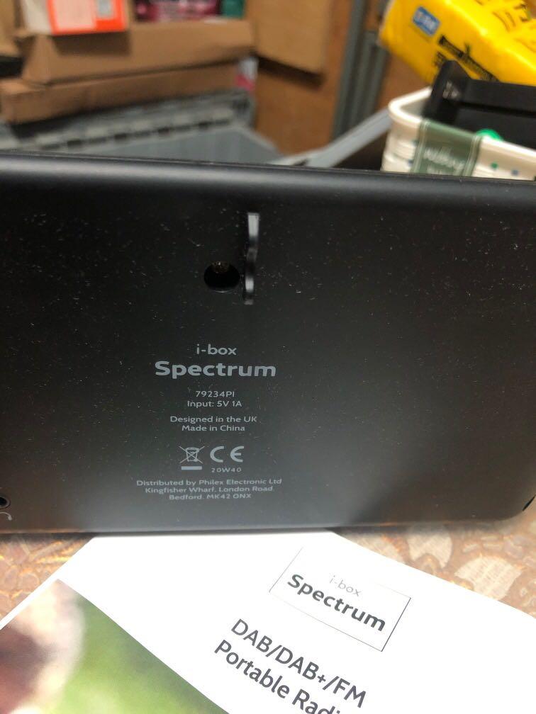 I-Box Spectrum DAB/DAB+/FM Portable Radio, Audio, Portable Music ...