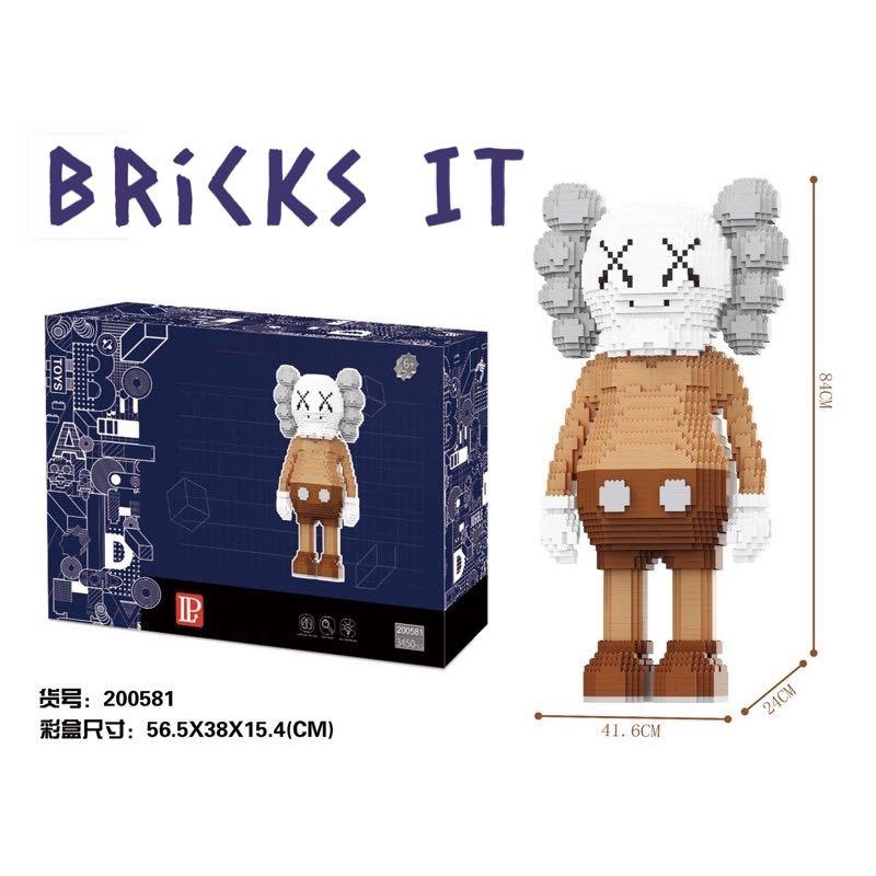 KAWS LEGO Compatible Brick 84cm LP200581, Hobbies & Toys, Toys & Games ...