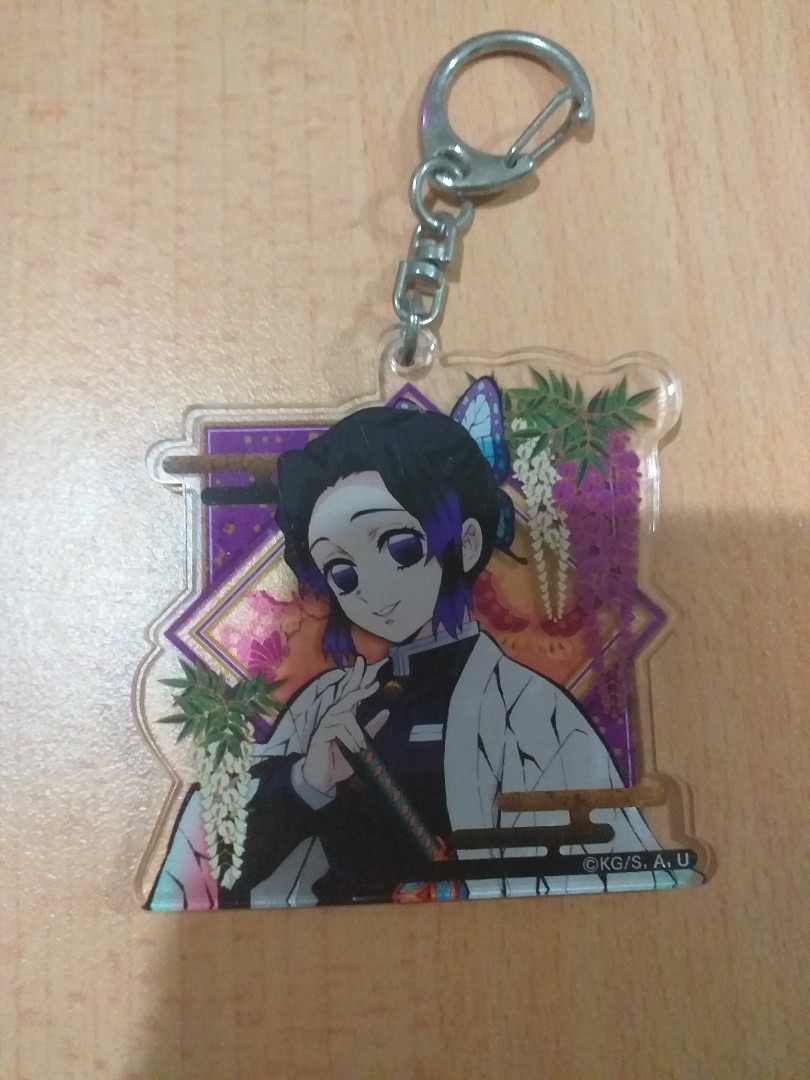 kimetsu no yaiba / demon slayer shinobu kocho keychain, Hobbies & Toys ...