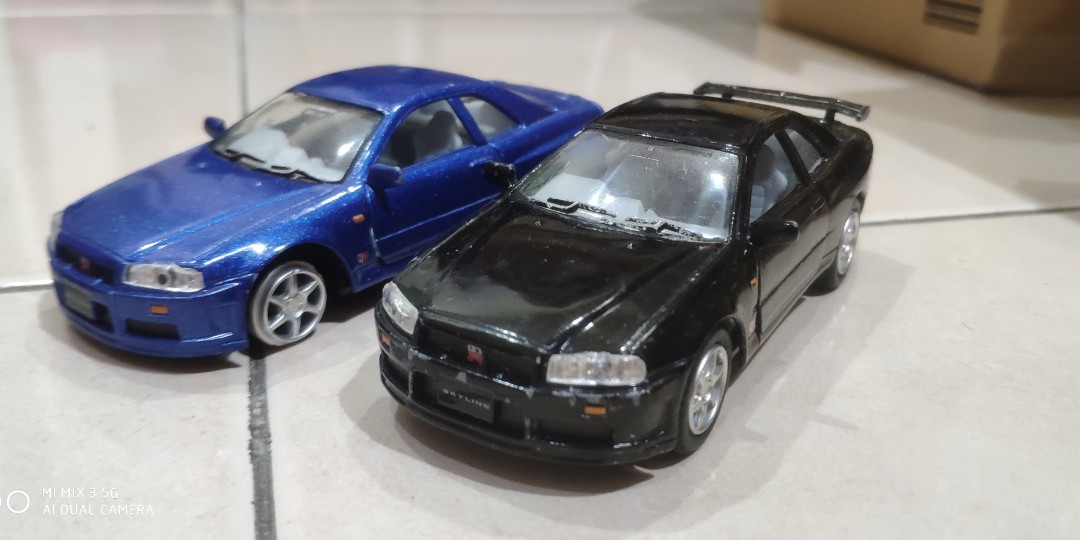kinsmart 1 36 nissan skyline gtr r34 gtr34 lot Hobbies Toys Toys Games on Carousell