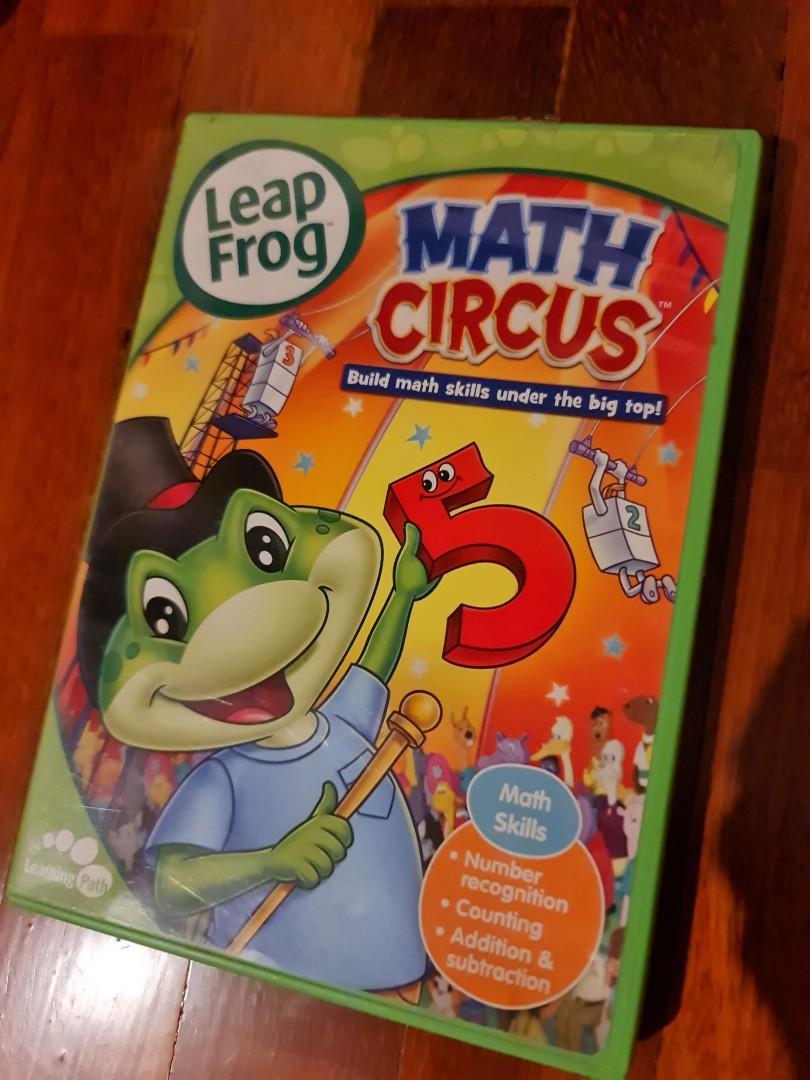 Leap Frog DVD- Math Circus, Babies & Kids, Infant Playtime on Carousell