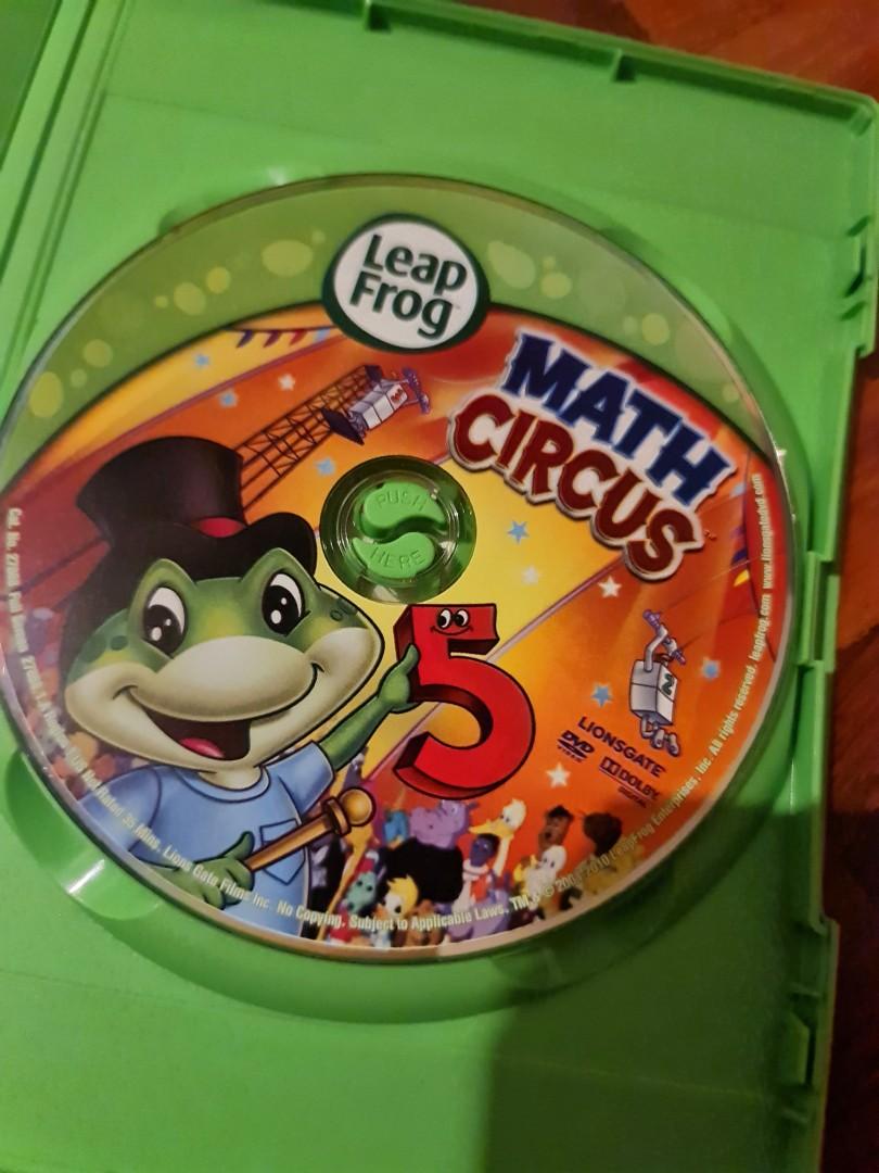 Leap Frog DVD- Math Circus, Babies & Kids, Infant Playtime on Carousell