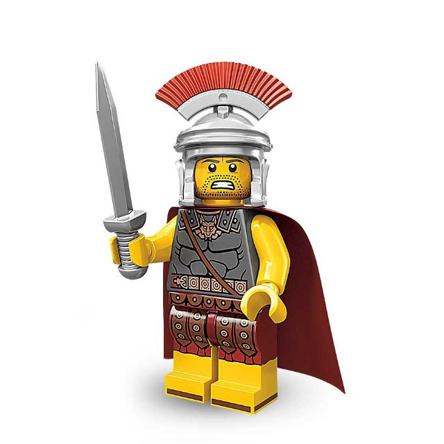 Lego Series 10 Minifgures Roman Commander Warrior Woman Motorcycle ...