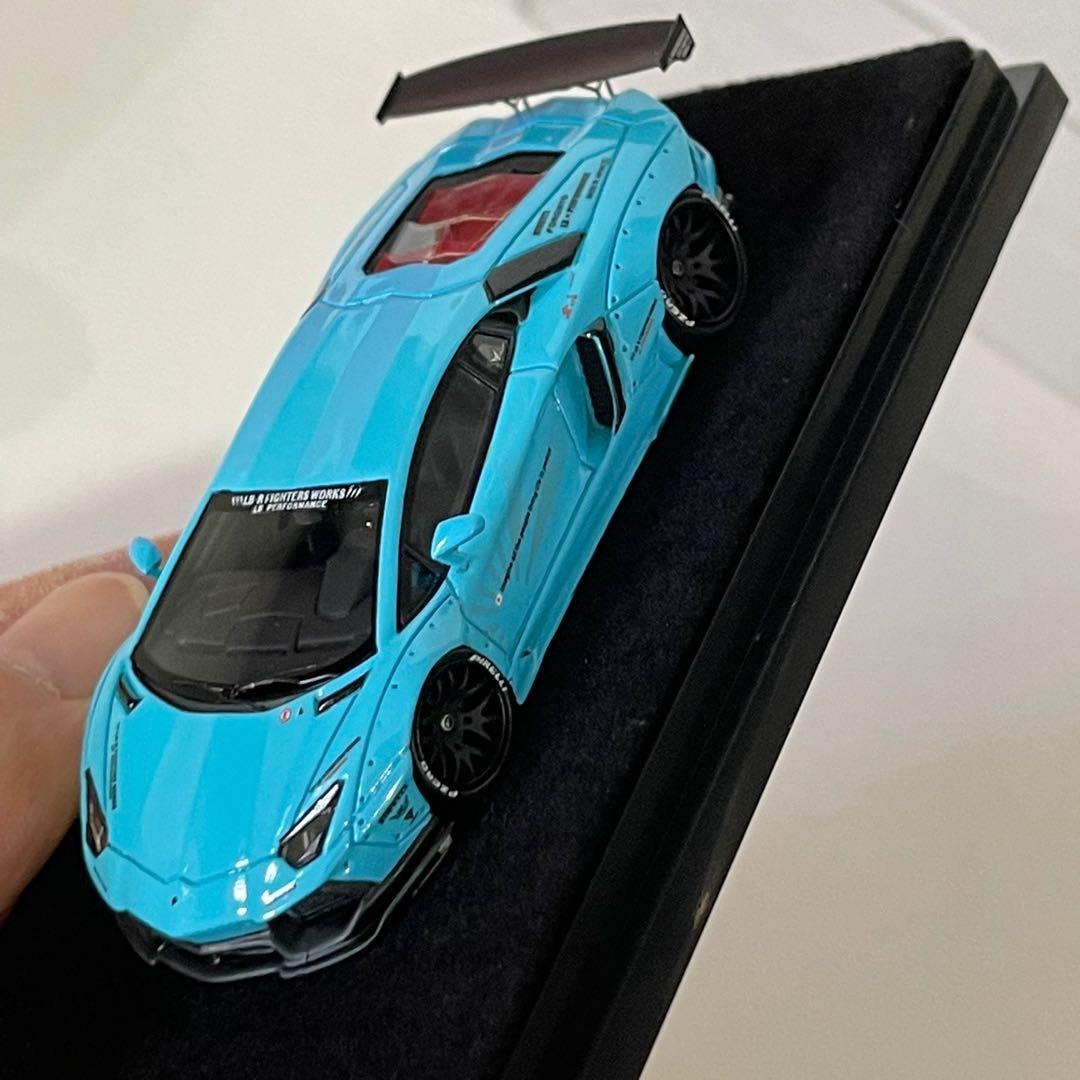 Liberty Walk LB Works Lamborghini Aventador Baby Blue, Hobbies & Toys ...