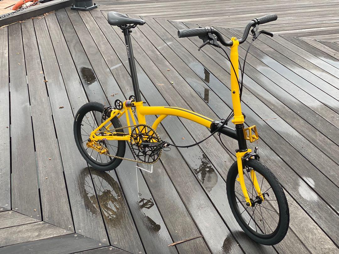Light weight foldable fully upgraded tri fold bike #brompton #pikes ...
