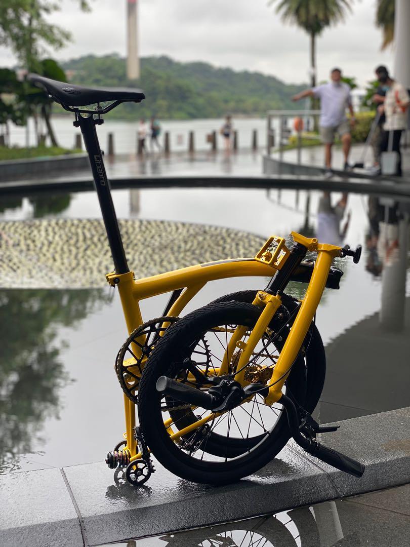 Light weight foldable fully upgraded tri fold bike #brompton #pikes ...