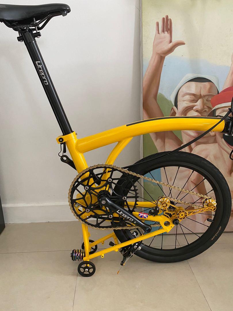 Light weight foldable fully upgraded tri fold bike #brompton #pikes ...