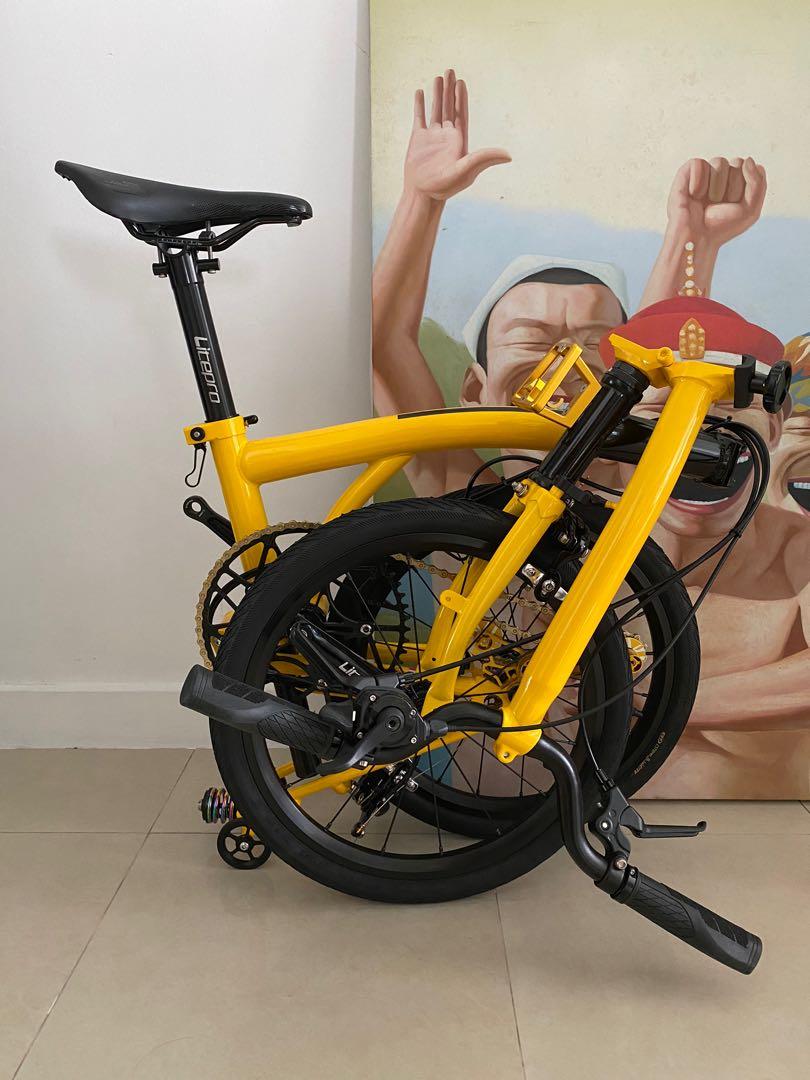 Light weight foldable fully upgraded tri fold bike #brompton #pikes ...