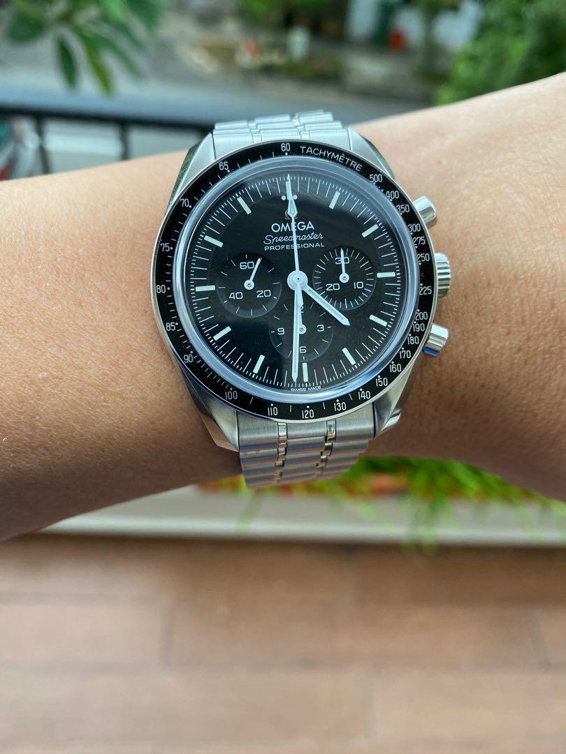 Like new Omega Speedmaster professional Moonwatch Sapphire 3861 plus ...