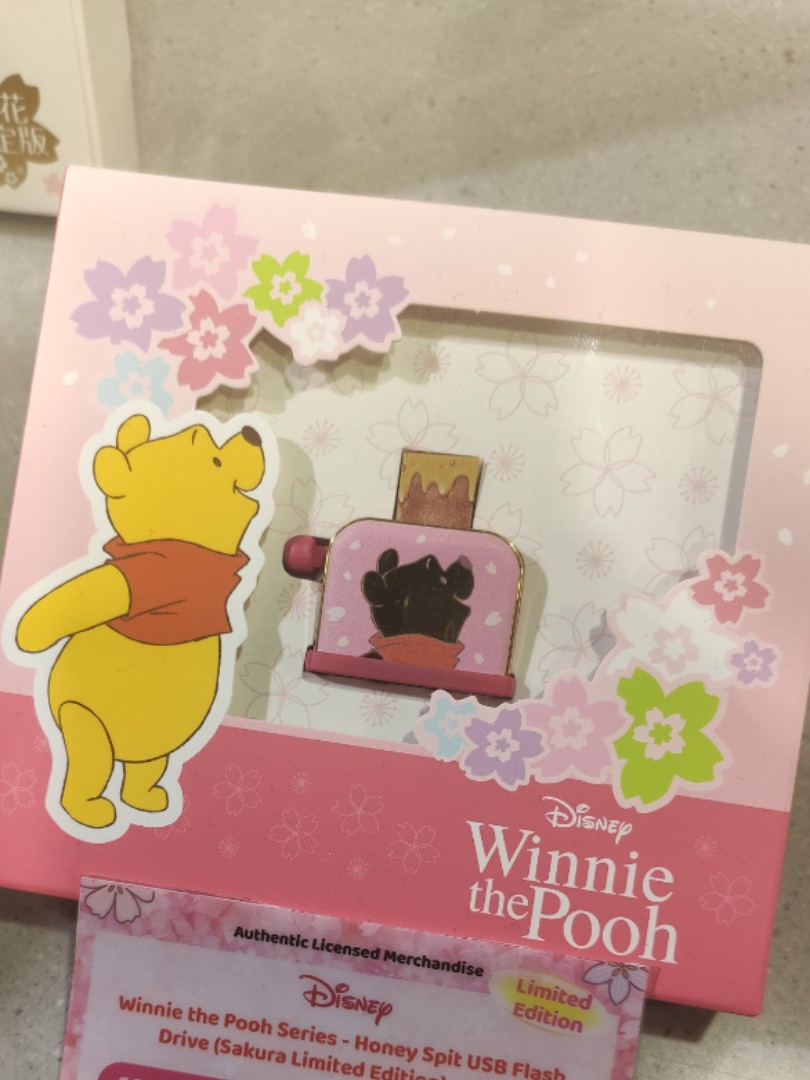 [Limited Edition] Winnie the Pooh 95th Sakura series CPCM 16gb flash ...