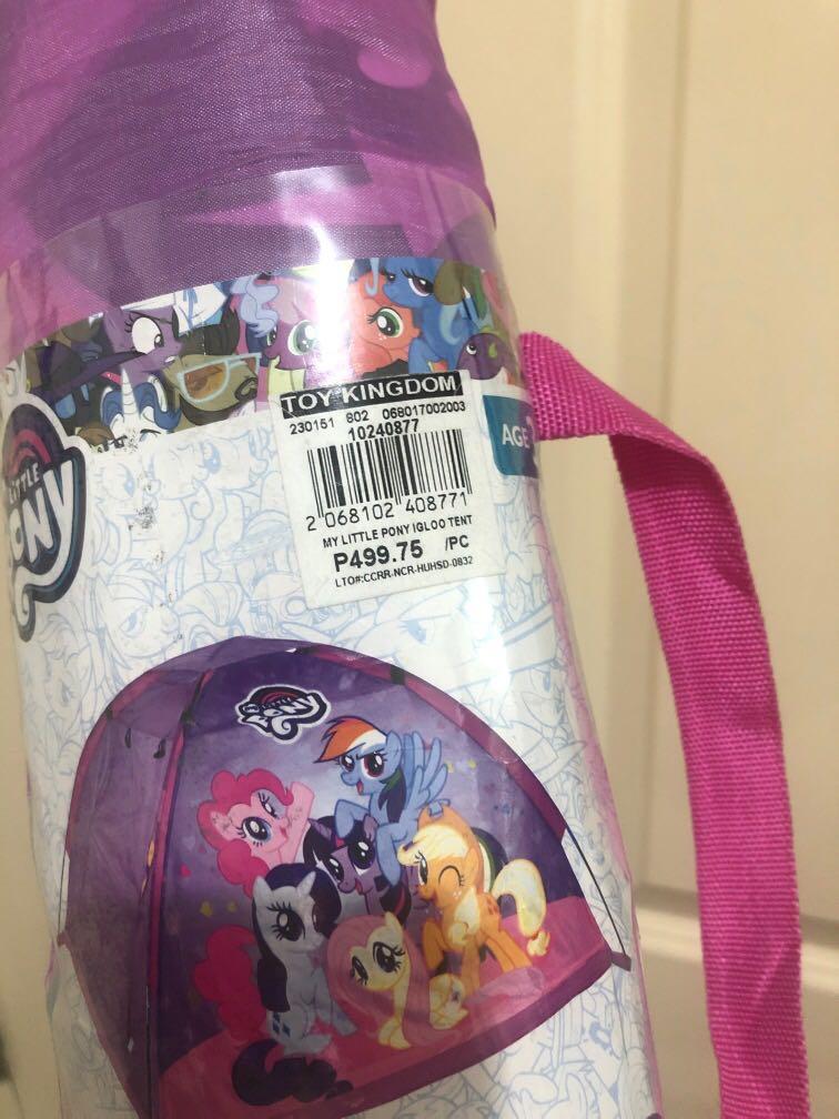 Little Pony tent for kids, Hobbies & Toys, Toys & Games on Carousell